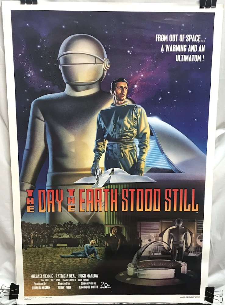 The Day the Earth Stood Still (1951) Re-release One-sheet Poster